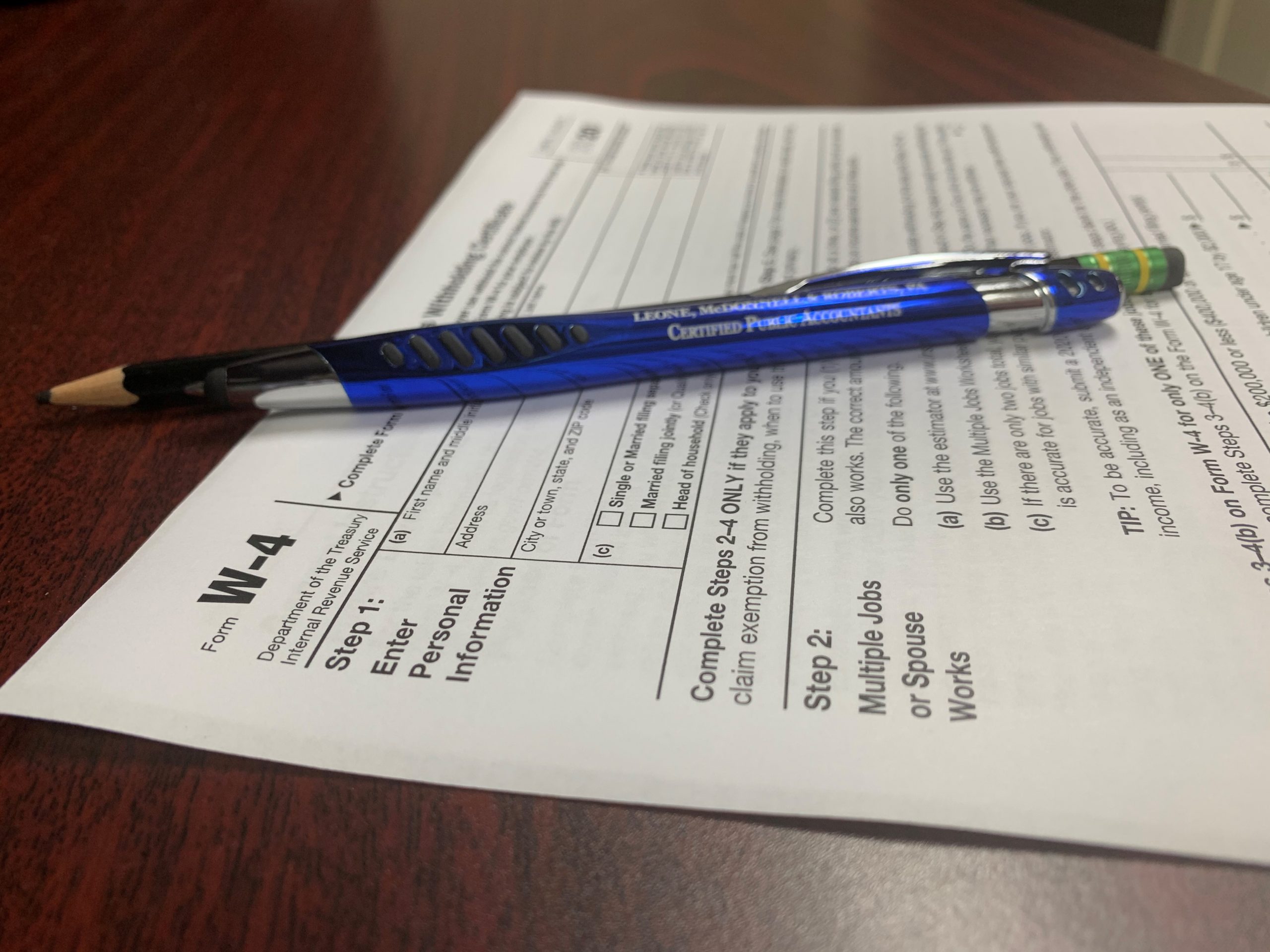 Updated 2020 W-4 Form: What You Need to Know - Leone, McDonnell ...