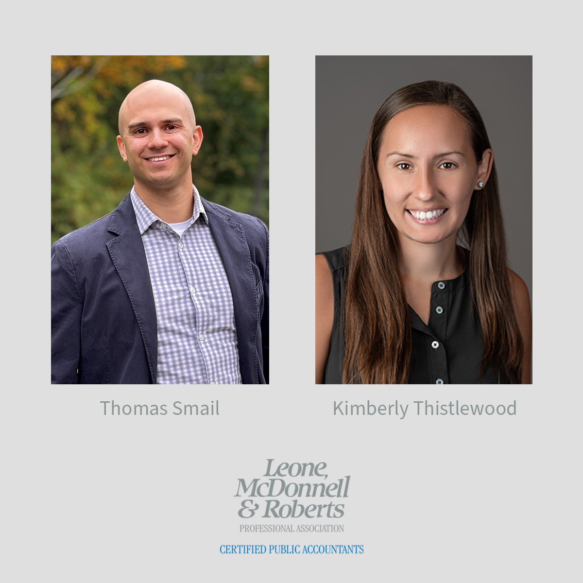 LMR Welcomes Tom & Kimberly - Leone, McDonnell & Roberts, Professional ...